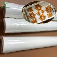 China High Temperature Resistant 38gsm White Ovens Baking Paper Roll 15 in X 30 ft for sale