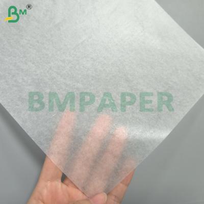 China Wax Coated Glazed Paper 23gsm 40gsm Translucent Wrapping Paper For Food for sale