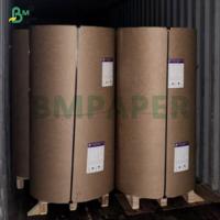 China 100% Virgin Wood Pulp 75gsm 80gsm 85gsm Brown Kraft Liner Paper For Making Paper Bags for sale