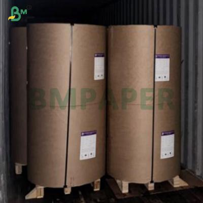China 100% Virgin Wood Pulp 75gsm 80gsm 85gsm Brown Kraft Liner Paper For Making Paper Bags for sale