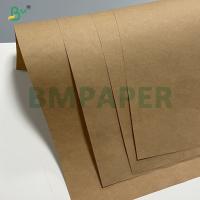 China 90G High Tensile Strength Brown Wrapping Kraft Liner Paper ISO FDA for sale
