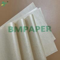China Food Grade Heat Sealable 15gsm PE Laminated 40g 50g Brown Wrapping Paper for Plastic Forks Packing for sale