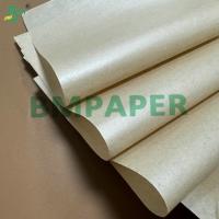 China Food Grade Heat Sealable 15gsm PE Laminated 40g 50g Brown Wrapping Paper for Plastic Forks Packing for sale