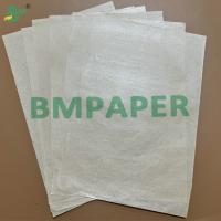 China Food Grade Heat Sealable 15gsm PE Laminated 40g 50g Brown Wrapping Paper for Plastic Forks Packing for sale