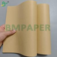 China 100gsm Brown Kraft Paper Rolls 46.5cm Width for Make Envelopes for sale