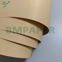China 100gsm Brown Kraft Paper Rolls 46.5cm Width for Make Envelopes for sale