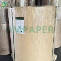 China 100gsm Brown Kraft Paper Rolls 46.5cm Width for Make Envelopes for sale