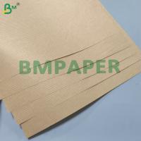 China Unbleached MG Striped Kraft Paper High Gloss One Side for Luxury Bags for sale