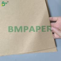 China Unbleached MG Striped Kraft Paper High Gloss One Side for Luxury Bags for sale
