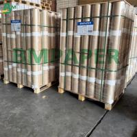 China Unbleached MG Striped Kraft Paper High Gloss One Side for Luxury Bags for sale