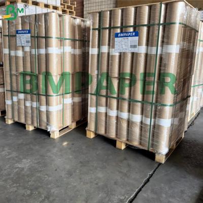 China Unbleached MG Striped Kraft Paper High Gloss One Side for Luxury Bags for sale