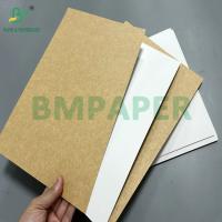 China 350gsm 365gsm Food-grade White Top Kraft Liner For Food Outer Package 70x100cm for sale