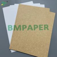 China Single Side Coated with Smooth White Surface 300gsm Coated White Back Kraft Paper for High-Quality Printing Frozen Food Cartons for sale