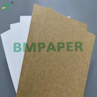 China Single Side Coated with Smooth White Surface 300gsm Coated White Back Kraft Paper for High-Quality Printing Frozen Food Cartons for sale