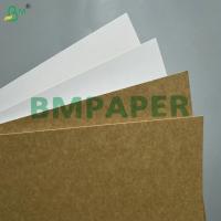 China Single Side Coated with Smooth White Surface 300gsm Coated White Back Kraft Paper for High-Quality Printing Frozen Food Cartons for sale