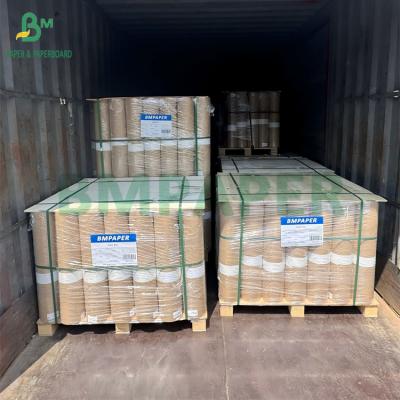 China 30gsm 35gsm 40gsm Brown Color Silicone Baking Paper For Roasting 75cm width for sale