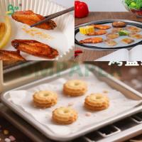 China 40g Food Safe Silicon Oil Paper Double Coated White For Oven / Air Fryer for sale
