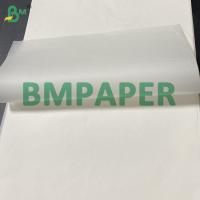 China 35gsm 40gsm Food Grade Bleached White True Greaseproof Paper Jumbo Rolls 365mm 295mm, KIT 3–5 Oil Resistance for sale