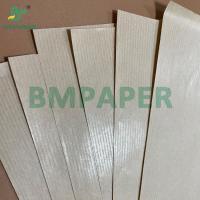 China 38gsm 40gsm MG Kraft Ribbed Paper Brown In Roll for Gift Bags and Carrier Bags for sale