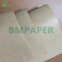 China 38gsm 40gsm MG Kraft Ribbed Paper Brown In Roll for Gift Bags and Carrier Bags for sale