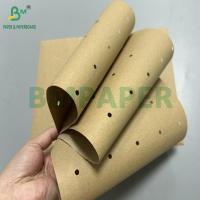 China 75gsm 80gsm 72inch 74inch Perforated Underlayer Brown Paper Roll For Garment for sale