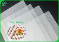 China Grease Proof 29g 30g C1S Hamburger Wrapping Paper with FDA certificatied for sale