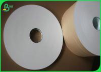 China Smooth Finish 60 Gram 120 Gms Paper , Biodegradable White Craft Paper Roll for sale