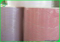 China Custom Printed 60gsm 120gsm food grade paper roll for color printing drinking straw paper roll for sale