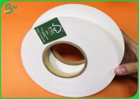 China 60gsm 120gsm White Paper / White Kraft Paper Roll For Making Straws FSC Certificated for sale