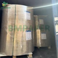 China 70gsm 80gsm 340mm 450mm High Tensile Strength Brown Kraft Paper For Paper Bag for sale