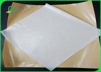 China Disposable PE Coated Food Grade Brown Paper , Recycled Brown Paper Roll for sale