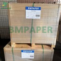 China High Durability 40GSM 60GSM Natural Brown Machine Glazed Ribbed Kraft Paper for sale
