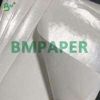 China 50gsm Cutlery Wrapping Paper 40g+9g Poly-coated White Kraft Paper Sheets for sale