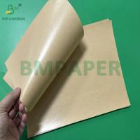 China Food Grade 40+9 Poly-coated Brown Kraft Paper For Cutlery Wrapping 800mm 900mm for sale