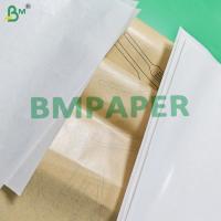 China 40g + 9g Poly Coated White Brown Cutlery Wrapping Paper 120mm 160mm Food Safe for sale