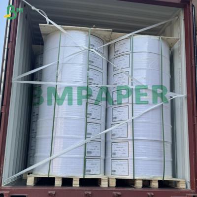 China 40g + 9g Poly Coated White Brown Cutlery Wrapping Paper 120mm 160mm Food Safe for sale
