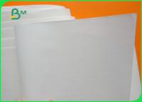 China 40 - 80 GSM Food Grade Paper Roll White / Brown Color Grease Proof for sale