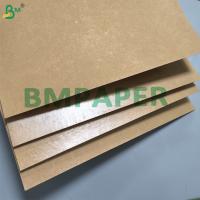 China Brown PE Coated Kraft Paper Food Container Waterproof PE Coating On One Side for sale
