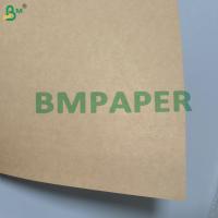 China Brown PE Coated Kraft Paper Food Container Waterproof PE Coating On One Side for sale