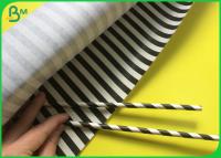China Eco Friendly Straw Wrapping Paper Roll Width 16mm For Drinking Straws for sale