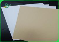 China 80 Gsm Waterproof Recycled Craft Paper Roll / White Kraft Paper Sheets for sale