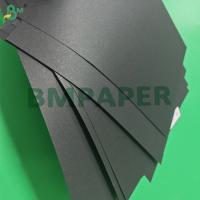 China 250gsm 300gsm Black Card Paper For Jewelry Package Excellent Printability for sale