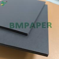 China Double Sided Black Stock Paper 250 Grams Solid Smooth Black Card for sale