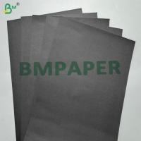 China Smooth Surface Premium 250gsm 300gsm Black Paperboard Ideal for Gift Boxes and Rigid Packaging for sale