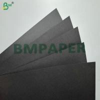 China Smooth Surface Premium 250gsm 300gsm Black Paperboard Ideal for Gift Boxes and Rigid Packaging for sale