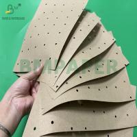 China 60gsm 70gsm 1.65m 1.8m Wide Perforated Brown Paper For Garment Per Roll 25kg for sale