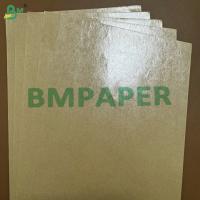 China Durable & Heat Sealable Unbleached 40-130gsm Brown Kraft Paper with PE Coating for Heavy-Duty Bags for sale