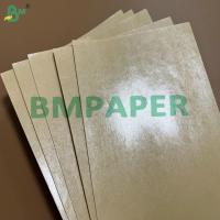 China Durable & Heat Sealable Unbleached 40-130gsm Brown Kraft Paper with PE Coating for Heavy-Duty Bags for sale