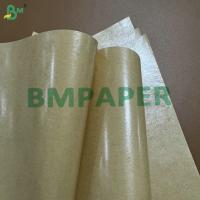 China Durable & Heat Sealable Unbleached 40-130gsm Brown Kraft Paper with PE Coating for Heavy-Duty Bags for sale