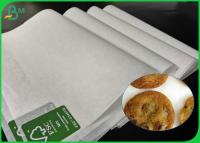 China 31gsm 35gsm 40gsm White Kraft Paper Roll Food Grade Greaseproof Baking Paper for sale